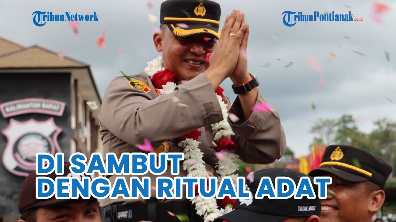 Kedatangan Kapolres Sanggau AKBP Suparno Agus Chandra di Sambut Ritual ...