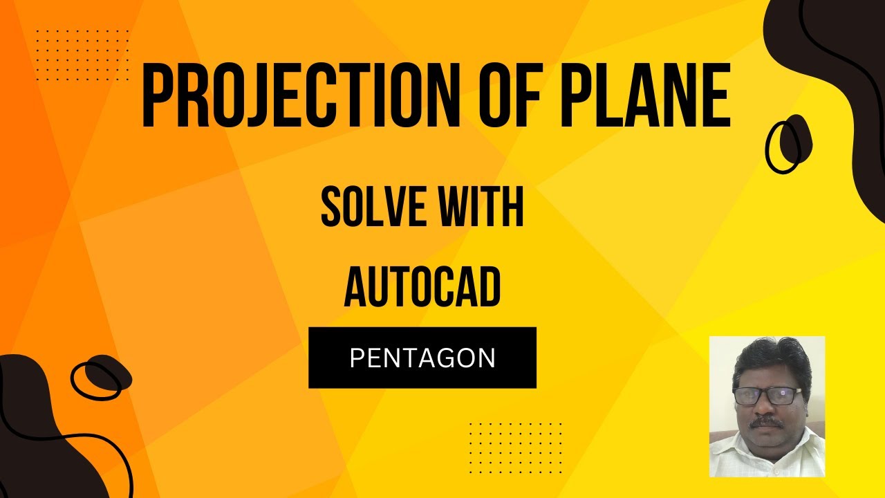 Projection of Plane Inclined with one Plane solve with AutoCad. - YouTube
