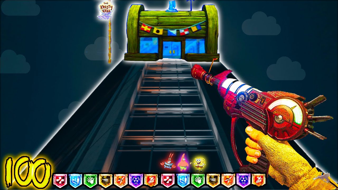 The Krusty Krab Tower | Challenge Map [BO3 Zombies] - YouTube