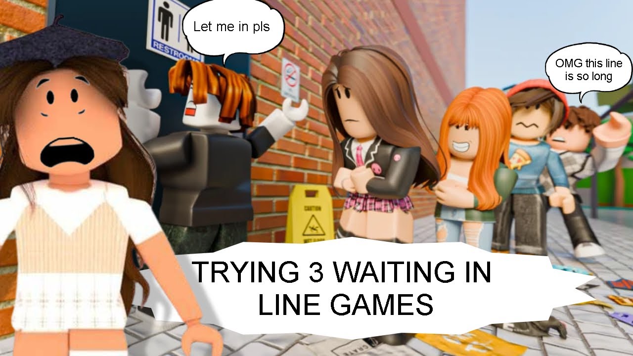 TRYING AS MANY WAITING IN LINE GAMES AS POSSIBLE - YouTube