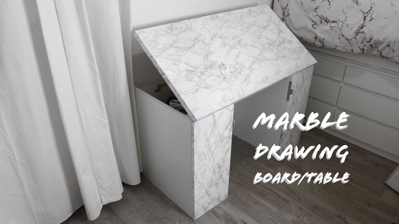 DIY | MARBLE DESK - YouTube