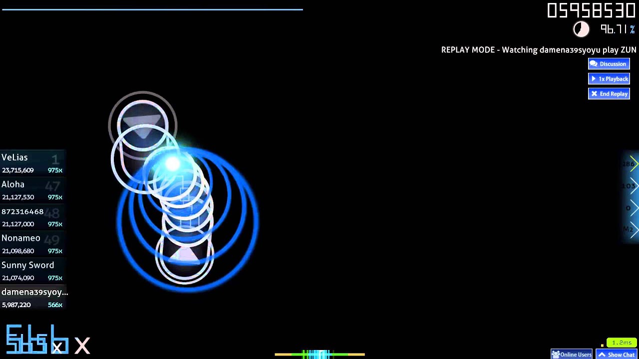 osu ZUN remixed by LeaF - Resurrection Spell [Another] - YouTube