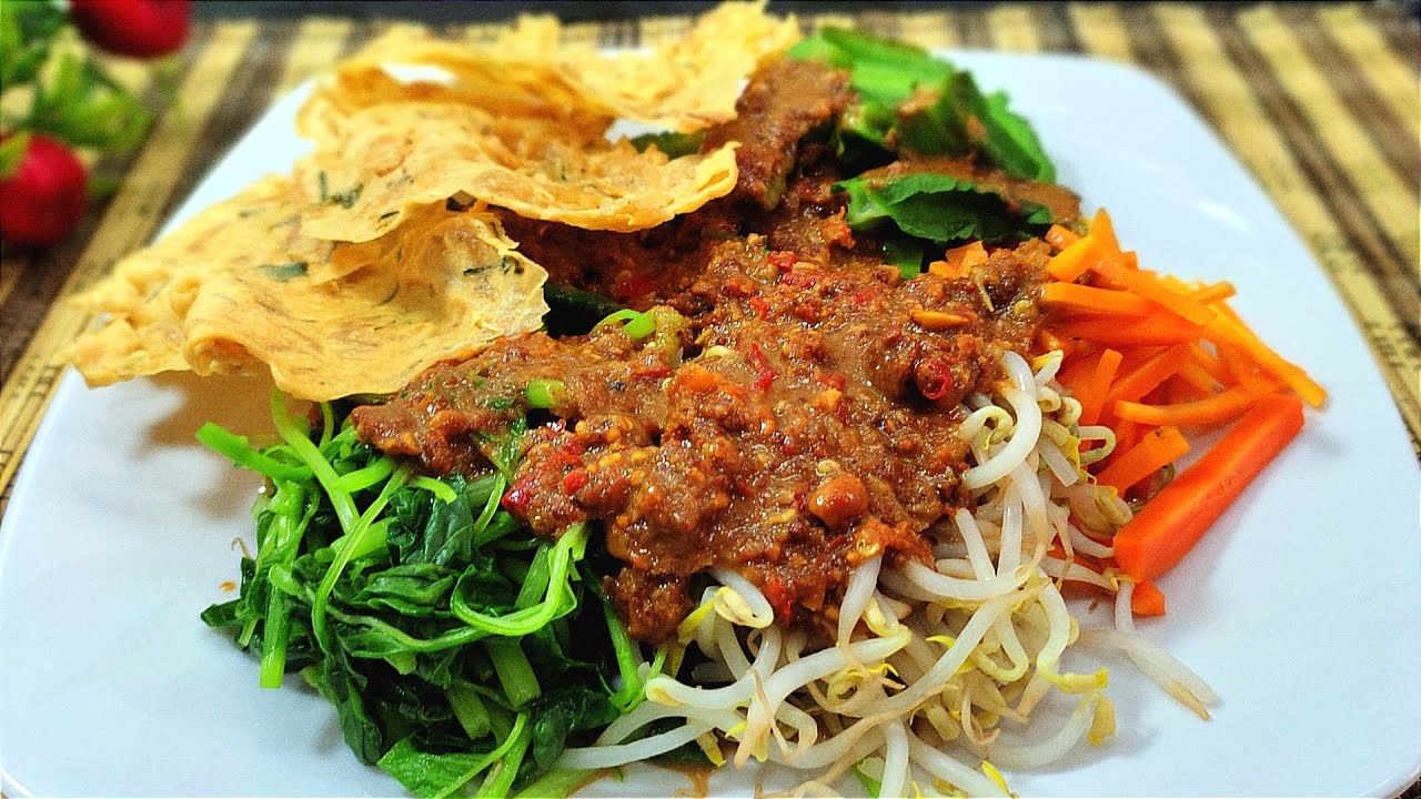 ENAK DAN SEHAT!!CARA MEMBUAT PECEL SAYUR SIMPLE - YouTube