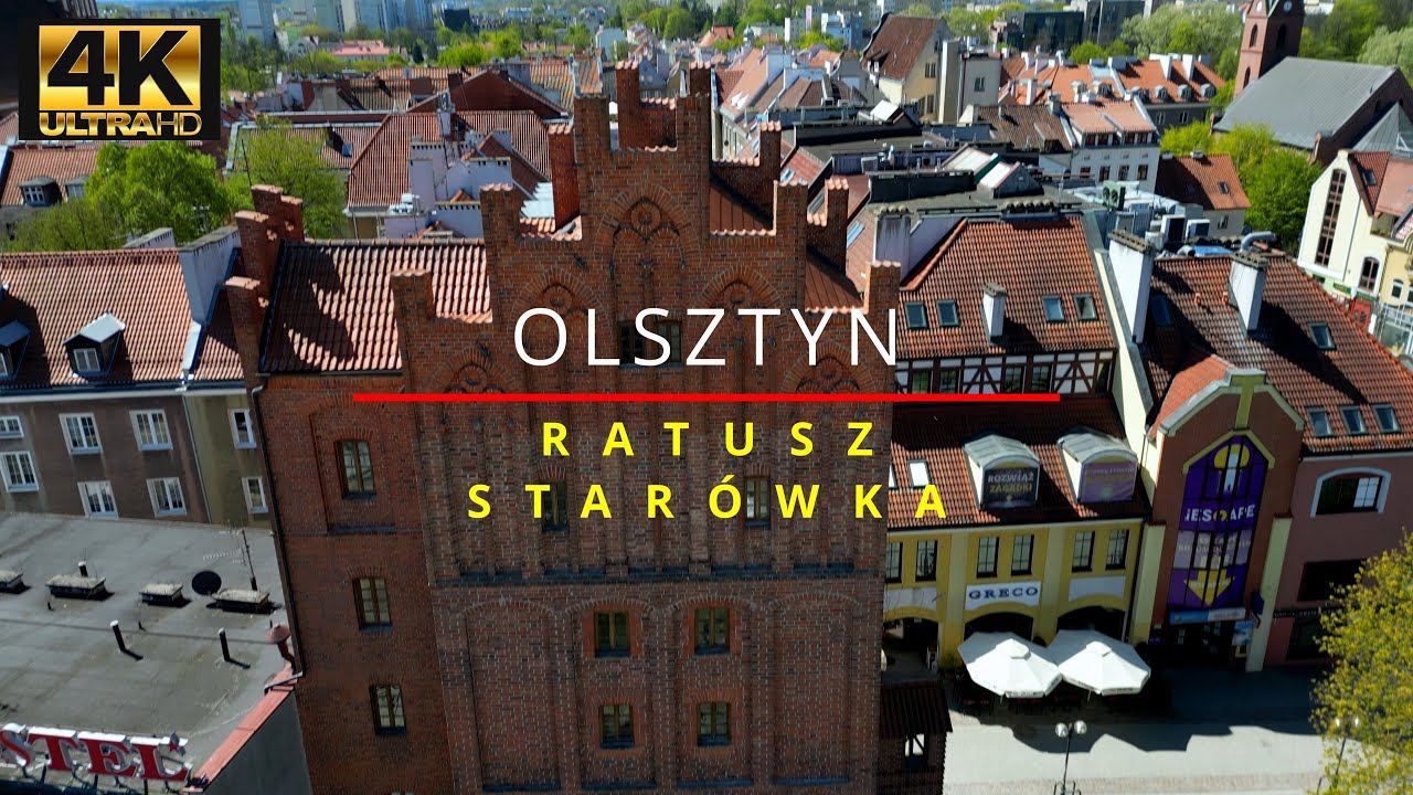 Olsztyn - Ratusz i Starówka | Olsztyn - City Hall and Old Town | DJI ...