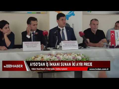 tvDEN Haberde yayınlanan Aydın Sanayi Odası - Basın Toplantısı
