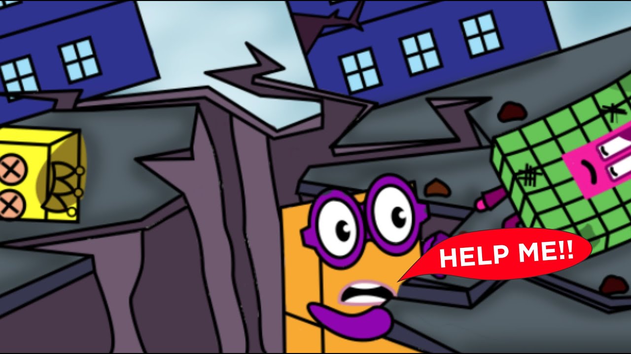 The city of Numberblocks experienced a devastating earthquake - fan ...