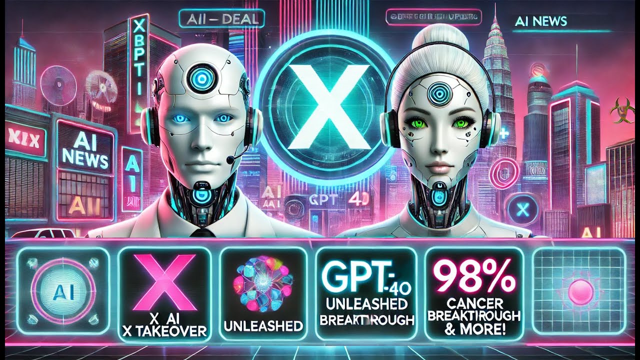 AI News Digest- xAI $33B X Takeover, GPT-4o Unleashed, Cancer Breakthrough & More! - YouTube