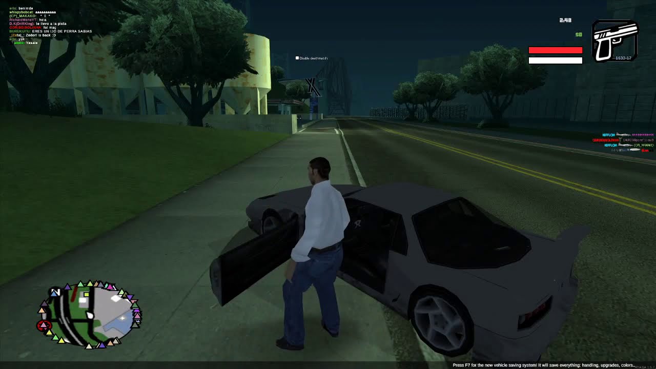 Multi Theft Auto San Andreas MTA:SA Linux Gameplay Wine - YouTube