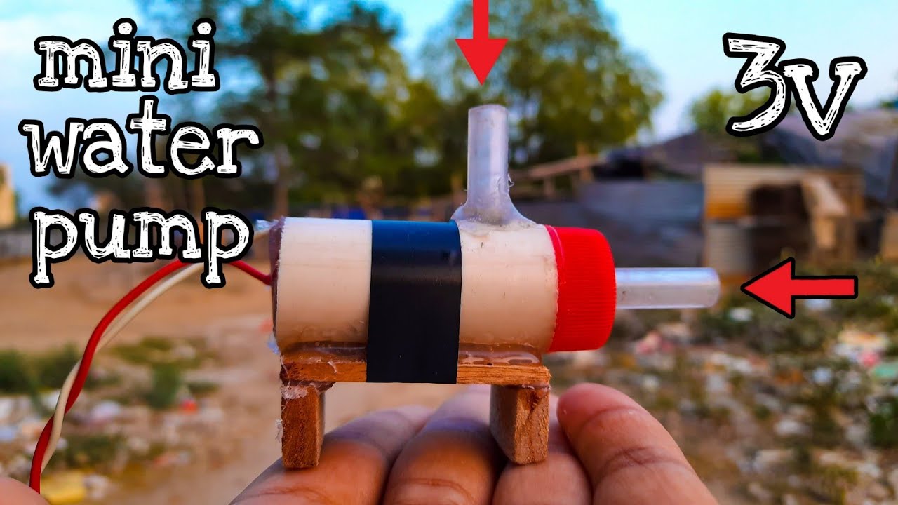 How to make mini water pump | amazing 3v water pump - YouTube