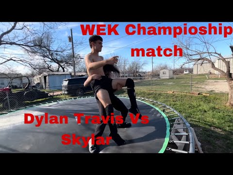 WEK Unified Championship Match: Skylar Vs Dylan Travis - YouTube