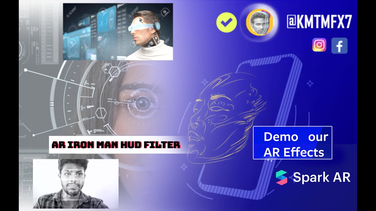 Augmented reality#IG filters\HUD project|AR|spark ar - YouTube