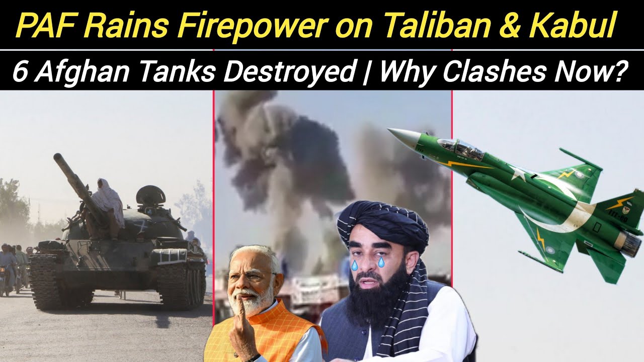 PAF Rains Firepower on Taliban | Pak destroyed 6 Afghan Tanks | War ...