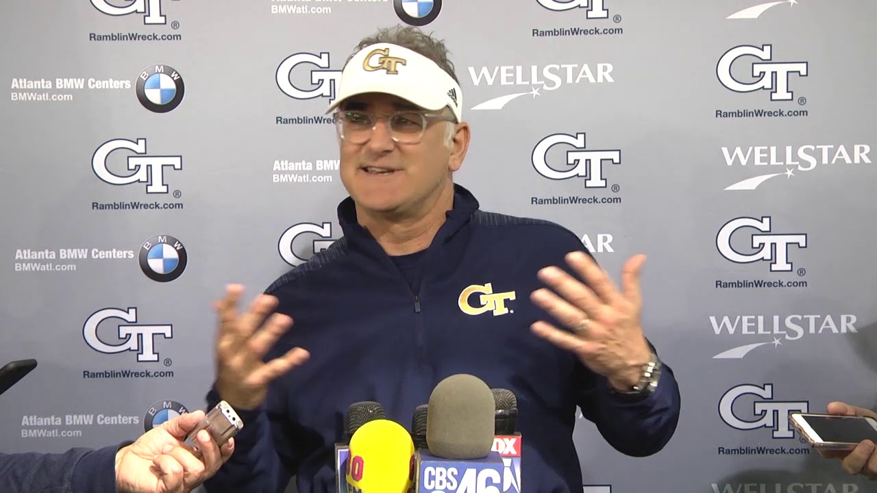 #GTSpringBall19: Offensive Coordinator Dave Patenaude - YouTube