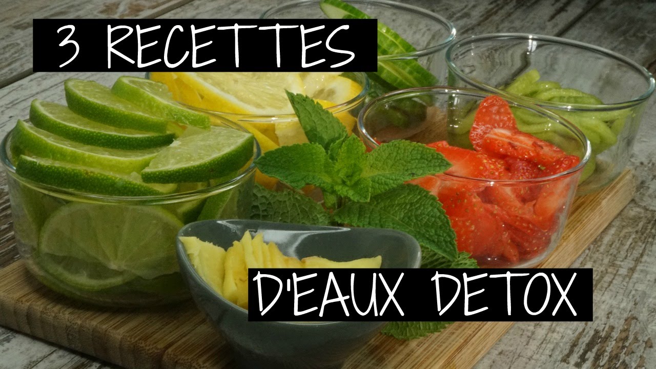 RECETTES EAUX AROMATISEES DETOX - YouTube
