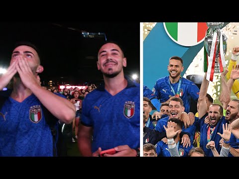 Italia kampione e Europes, axuret arrijne te dergojne trofeun ne Rome pas 53 vitesh mungese|ABC News