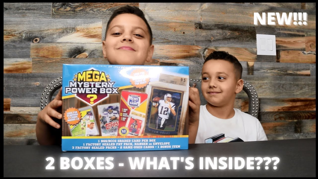MEGA MYSTERY POWER BOX Football - 2 Boxes - Are they worth it???? - YouTube