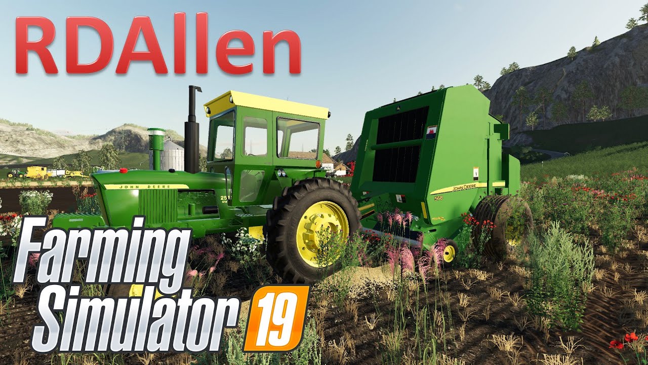 John Deere 568 | Mod Review | Farming Simulator 19 - YouTube