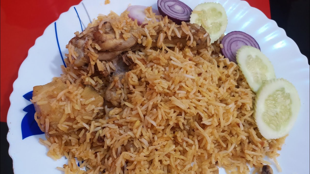 Eating Arsalan's Chicken Biryani........ - YouTube