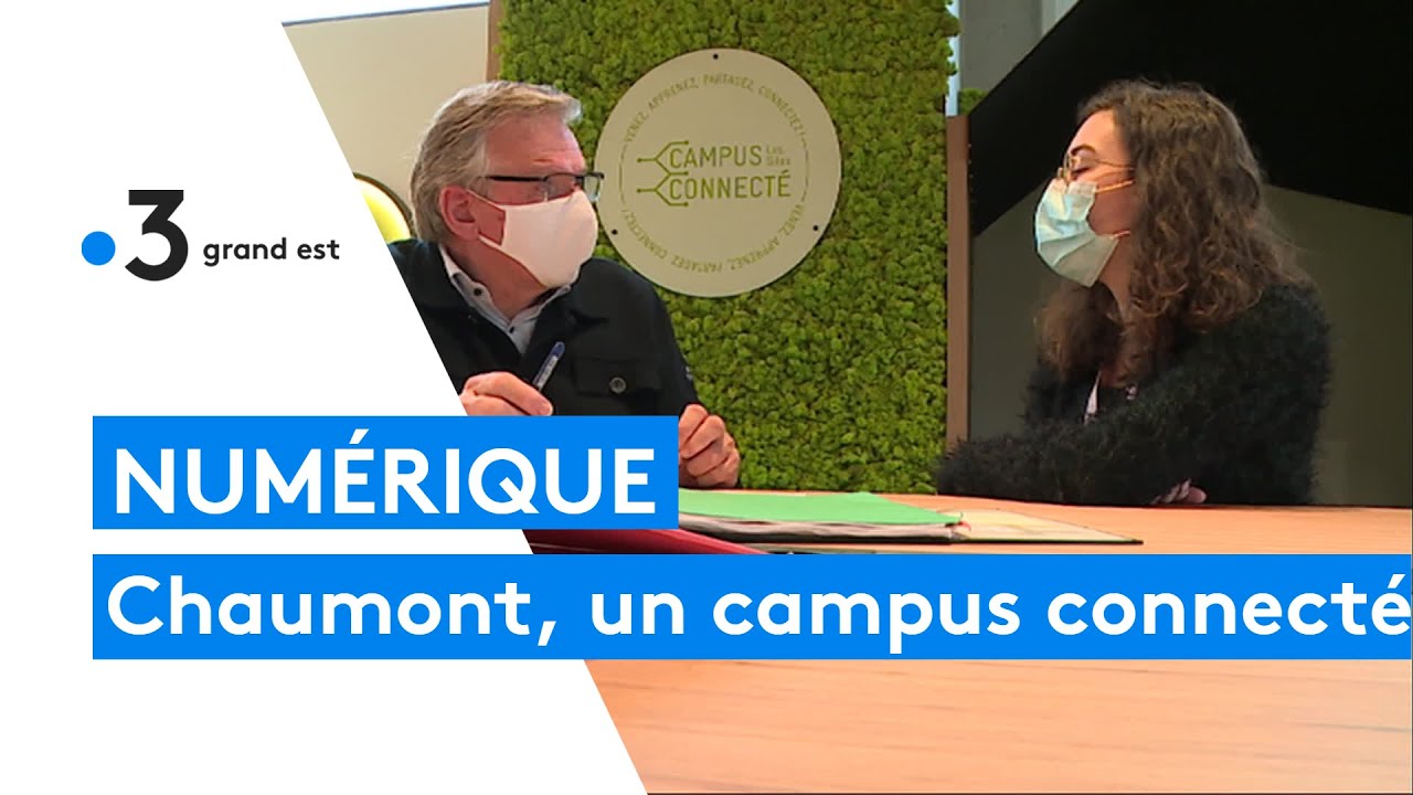 À Chaumont un campus connecté vient d'être récompensé - YouTube
