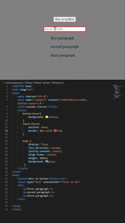 CSS Pseudo-Classes Explained in 60 Seconds! #css #webdesign #shorts #PseudoClasses #coding #yt ...