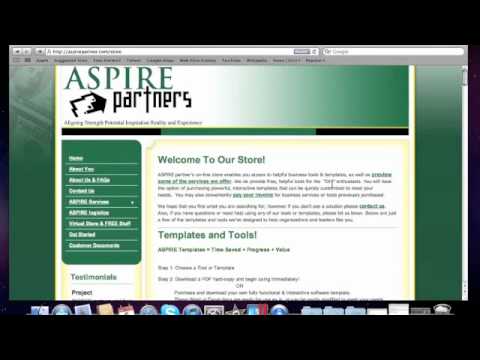 New and Improved ASPIRE Website! - YouTube