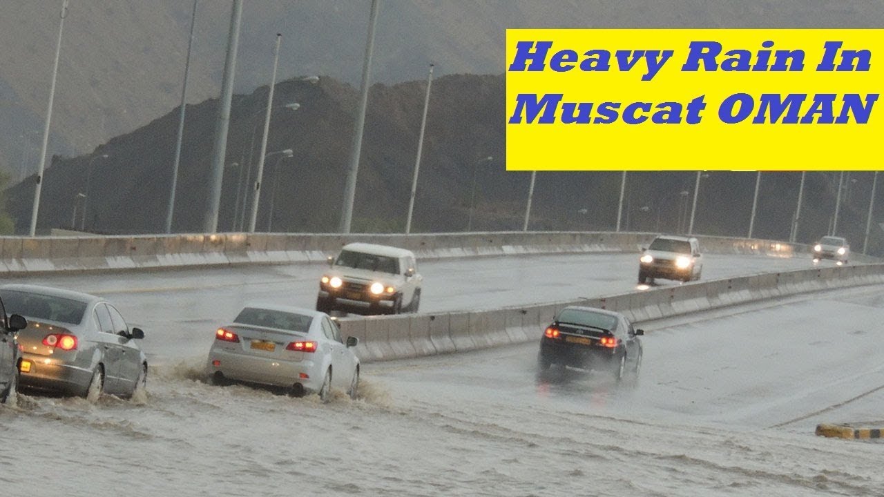 Heavy Rain in Muscat OMAN - YouTube