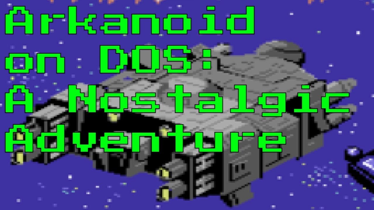 Goldie Plays Arcade Legend Arkanoid on DOS - YouTube