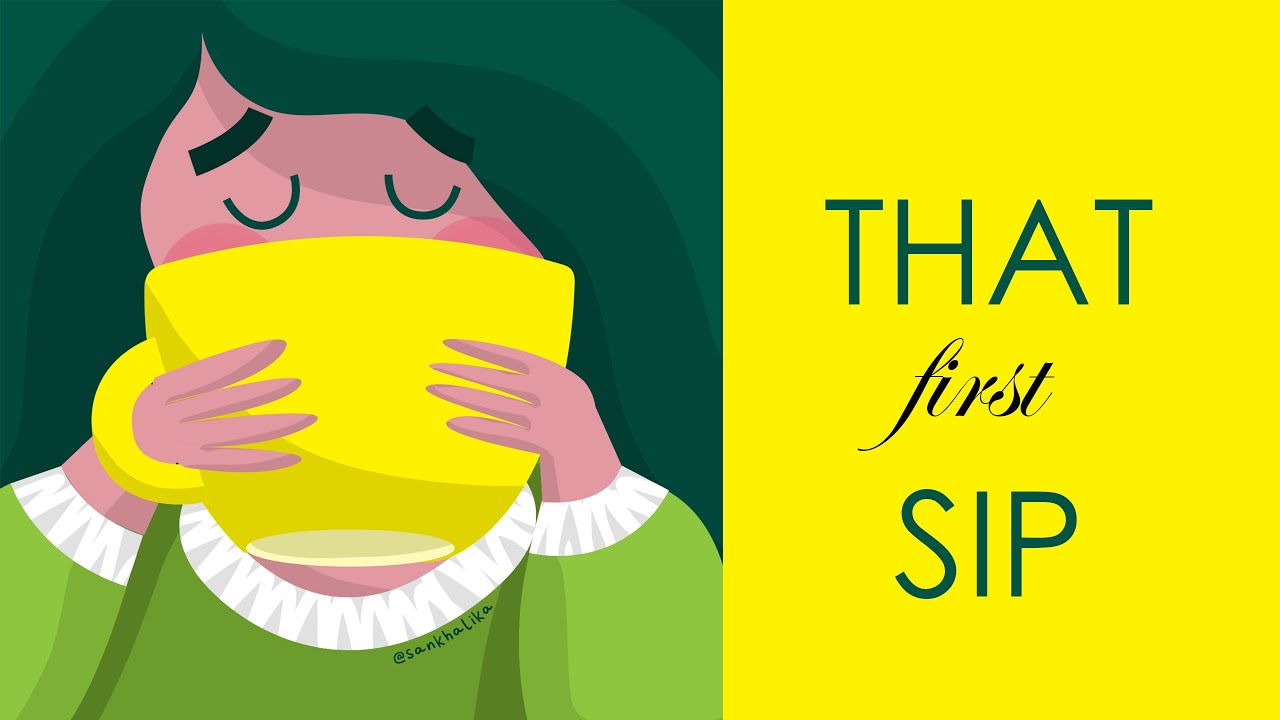 That first sip of coffee - YouTube