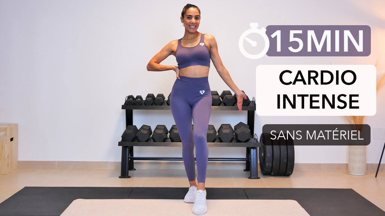 15 MIN FULL BODY CARDIO INTENSE SANS IMPACTS - YouTube