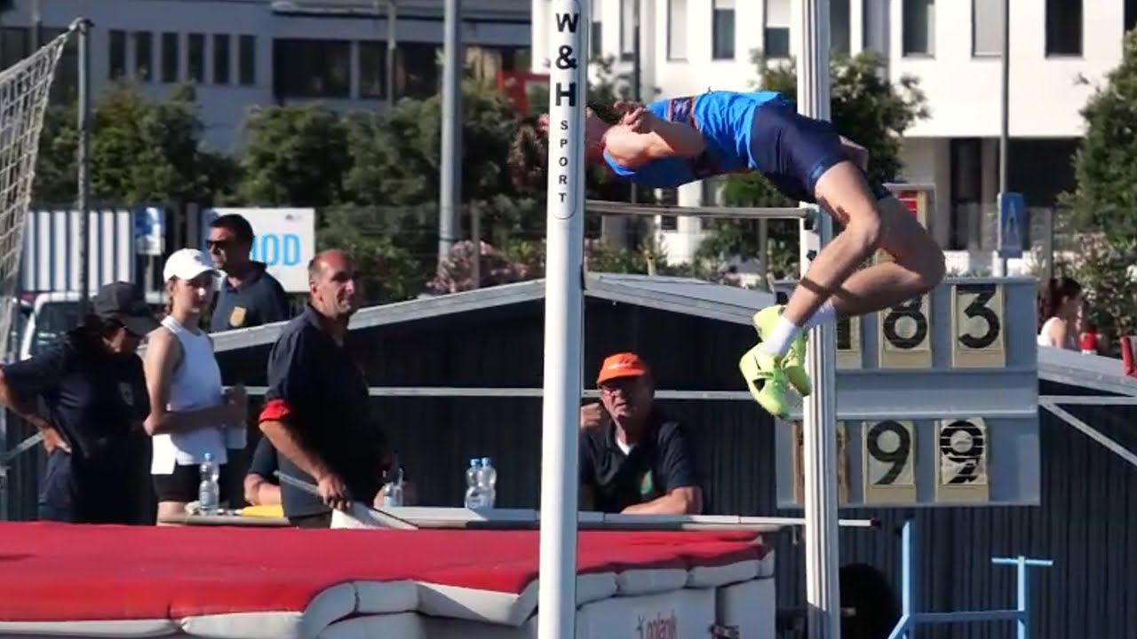 Martin Štojs (SLO) High Jump Boys U16 183 cm 1st Place Athletic Cup ...