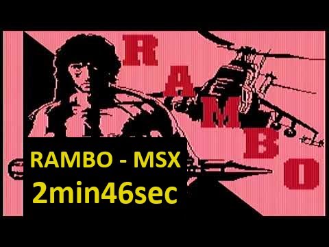 Speedrun RAMBO-MSX - 2min46sec - YouTube
