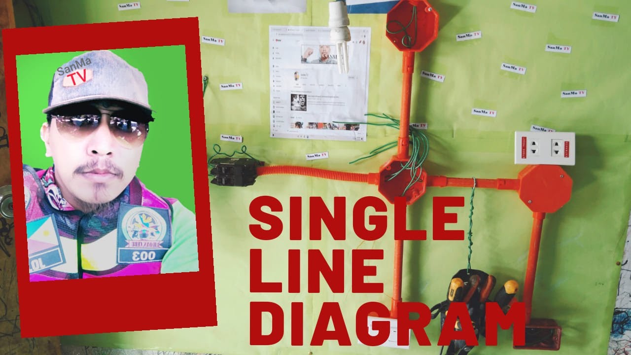 How to wiring single line diagram - YouTube