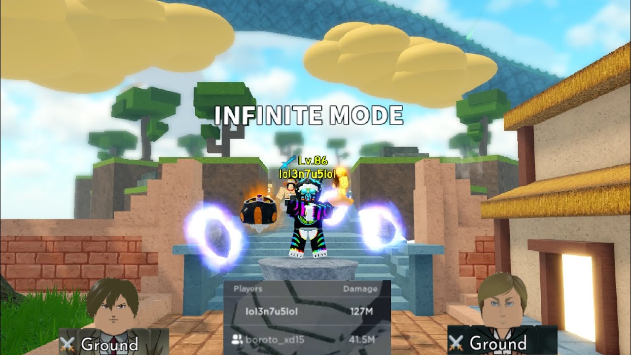 INFINITE MODE 127M Damage Combo Kira & Erwin | All Star Tower Defense ...