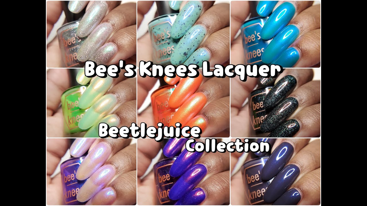 Bees Knees Lacquer Beetlejuice Collection - YouTube