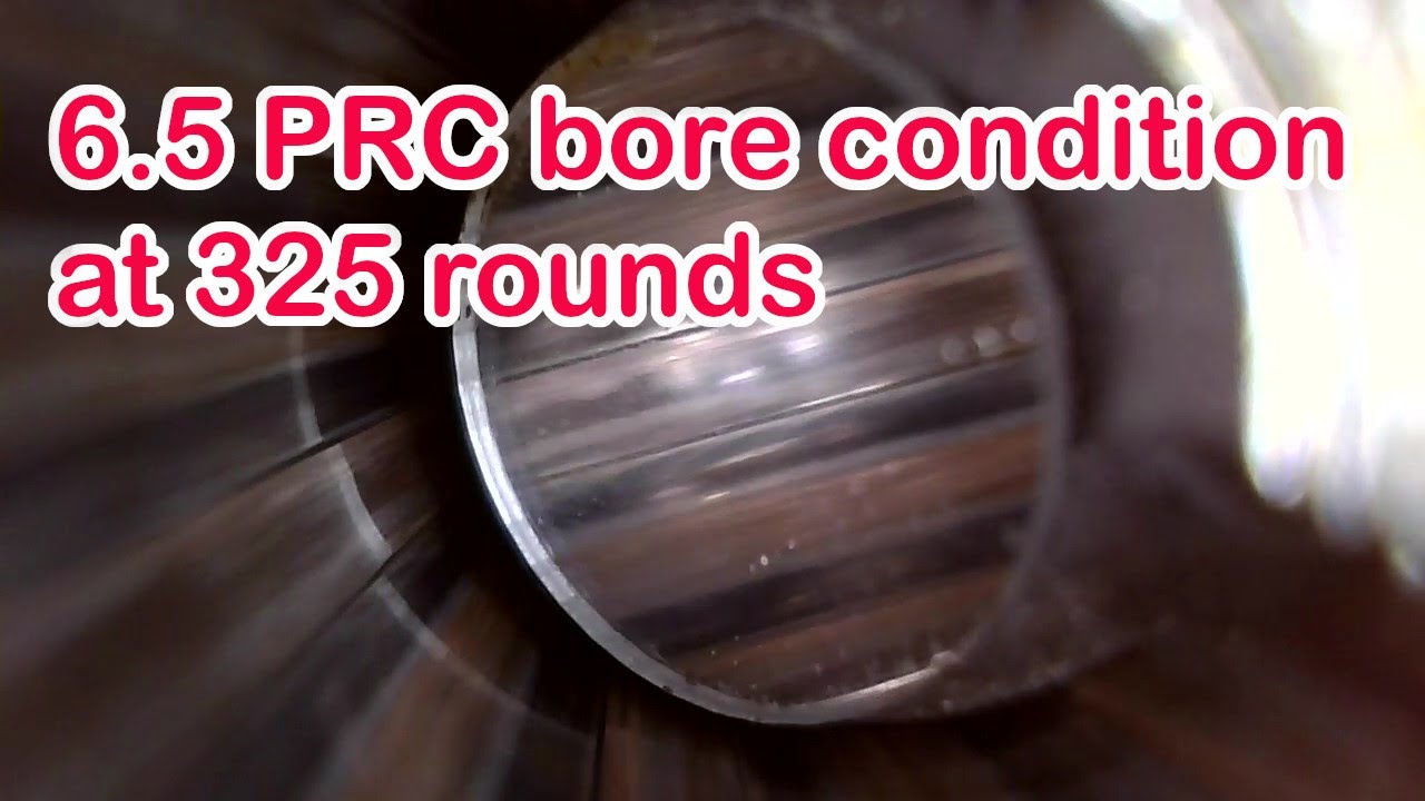 Let's scope the bore of the 6.5 PRC at 325 rounds - YouTube