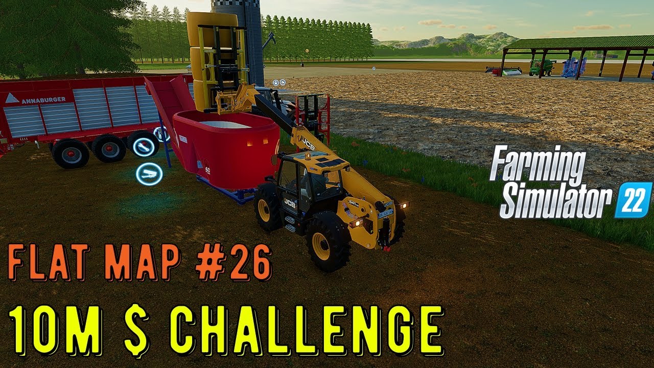 farming Simulator 22 fs22 timelapse Ep #26 Flat Map fs22 Mods - YouTube