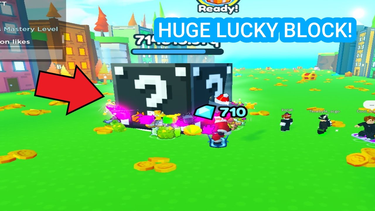 BREAK HUGE BLACK LUCKY BLOCK LIVE (PET SIM X, ROBLOX)!!*live!* - YouTube