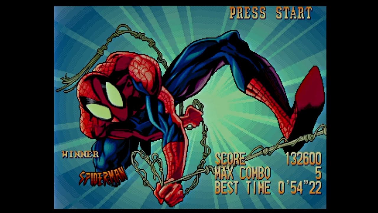 SS GAME 【MARVEL SUPER HEROES】【ARCADE – SPIDER MAN】 - YouTube