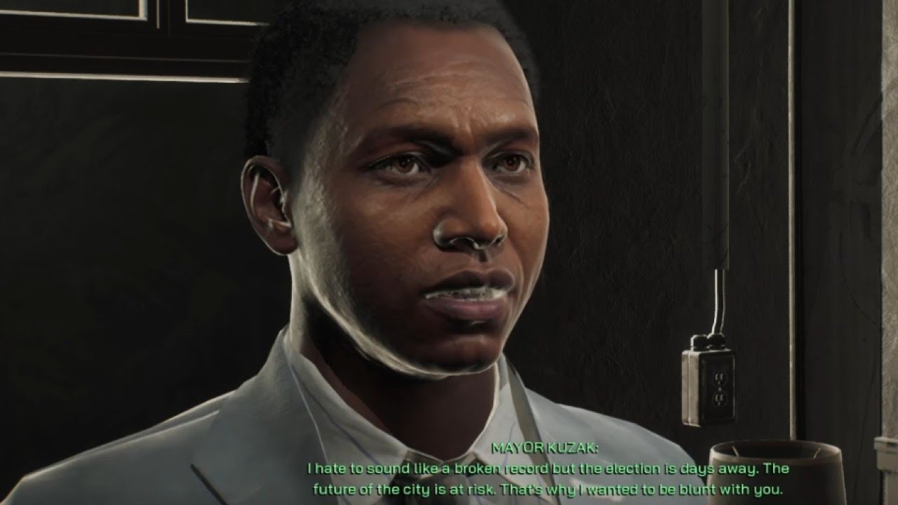 Robocop Rogue City - Talk to Mayor Kuzak (Regrouping) - YouTube