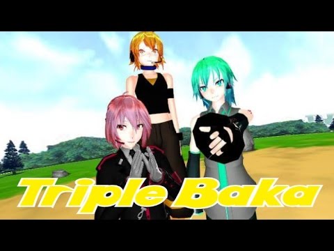 Mikuo, Nero & Ted - Triple Baka [MMD] - YouTube