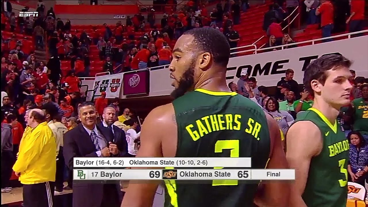 Baylor Bears vs Oklahoma State Cowboys 1-27-2016 - YouTube