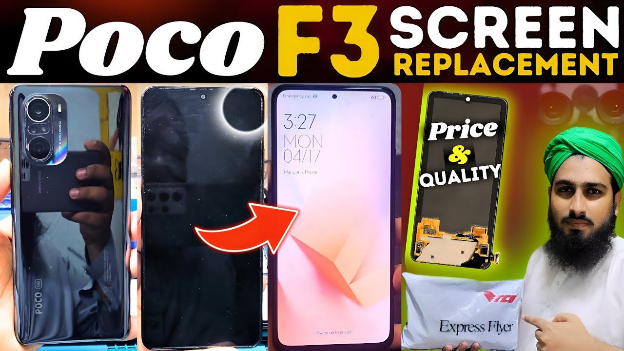 Poco F3 Screen/display/Lcd/Folder/Combo/Unit Replacement 2024 Poco F3 ...