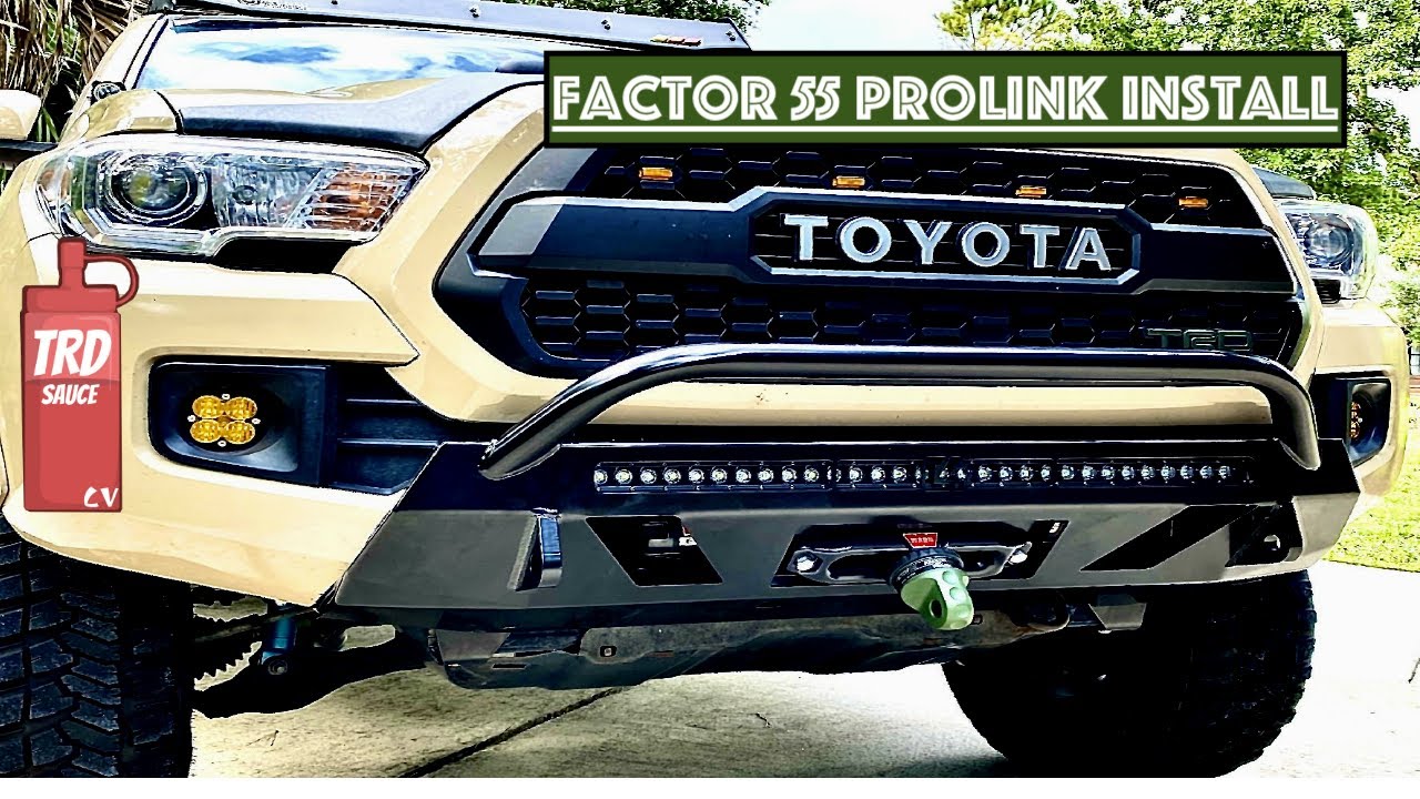 Toyota Tacoma | Factor 55 Pro Link Install | (2017 Tacoma) - YouTube