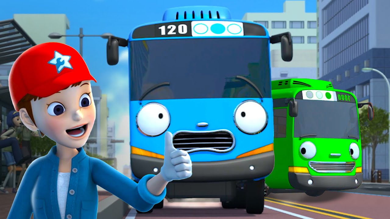 Funny Moments of Tayo the Little Bus 🤪 Cartoons for Babies 🚌 Cartoon ...