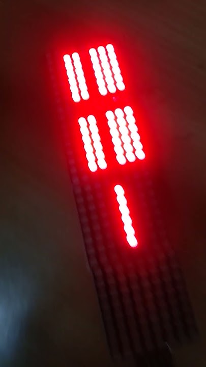 Stacker game implemented on arduino | project | - YouTube