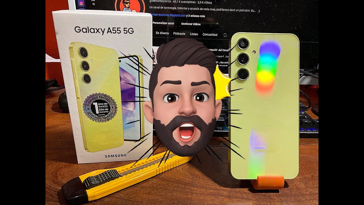 Samsung Galaxy A55 5G Unboxing y Review - YouTube