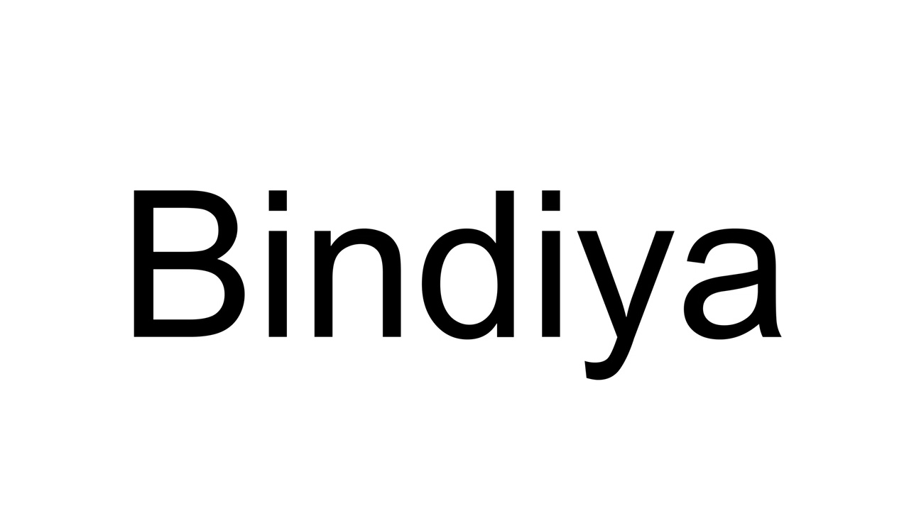 Bindiya Name Logo Bindiya First Name Personality & Popularity