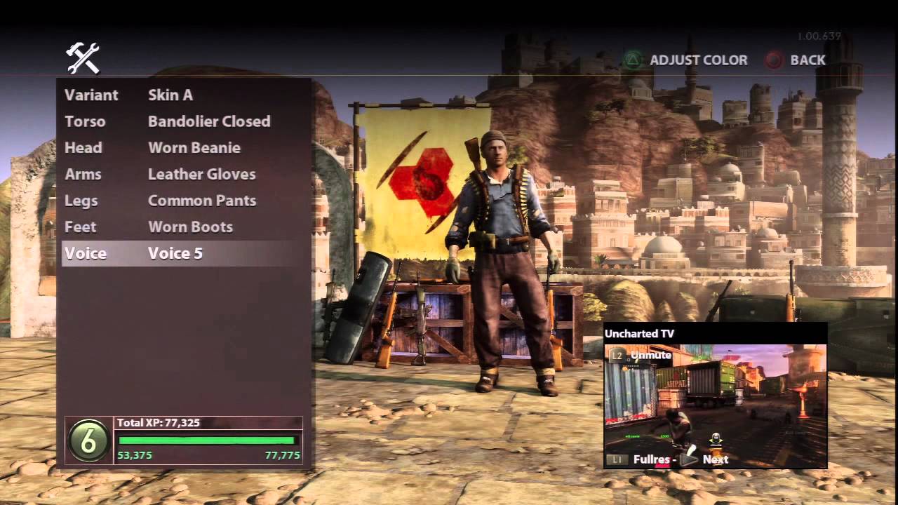 Uncharted 3 Beta - Showing The Menus - YouTube