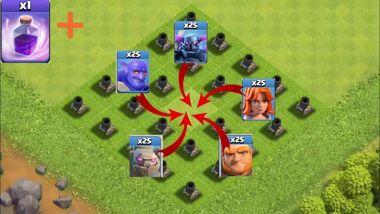 LEVEL 1 MOTOR VS 25 TROOPS || #coc - YouTube