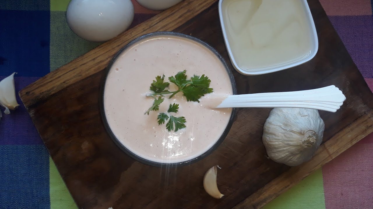 homemade mayonnaise recipe in 1 minute ,orange mayonnaise... - YouTube